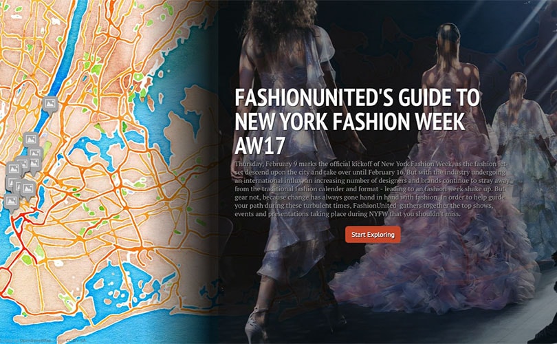 Map: FashionUnited's Guide to New York Fashion Week AW17
